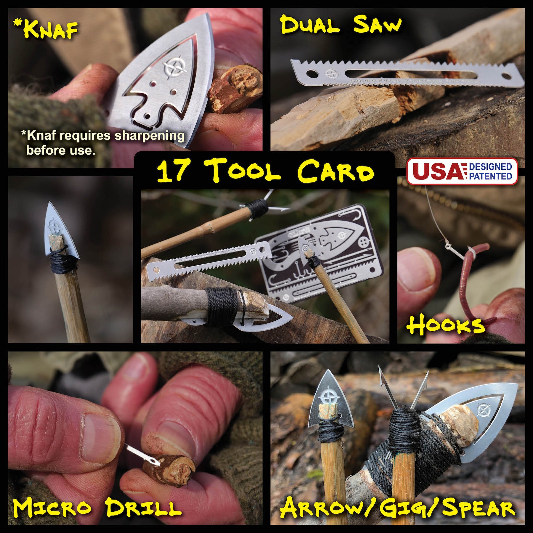 Tiny Survival® EDC / Camping Card 2.0 – Ultimate Survival Tips