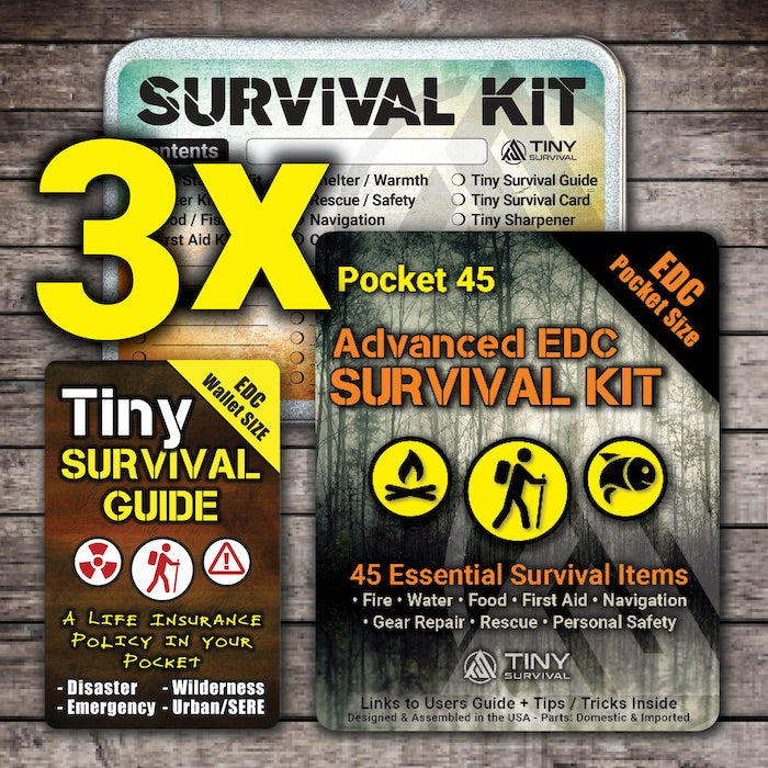 Tiny Survival - EDC Emergency, Disaster, Adventure, Survival Gear ...