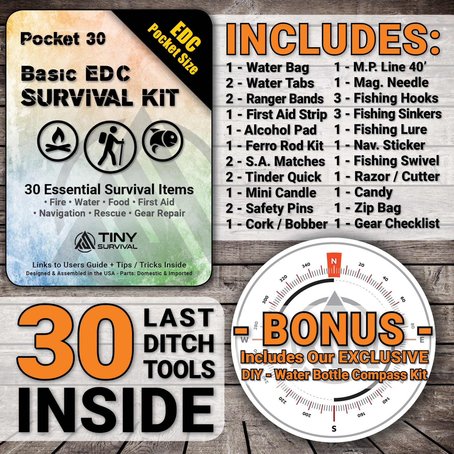 Pocket 30: Ultimate Essential EDC Survival Kit – Ultimate Survival Tips