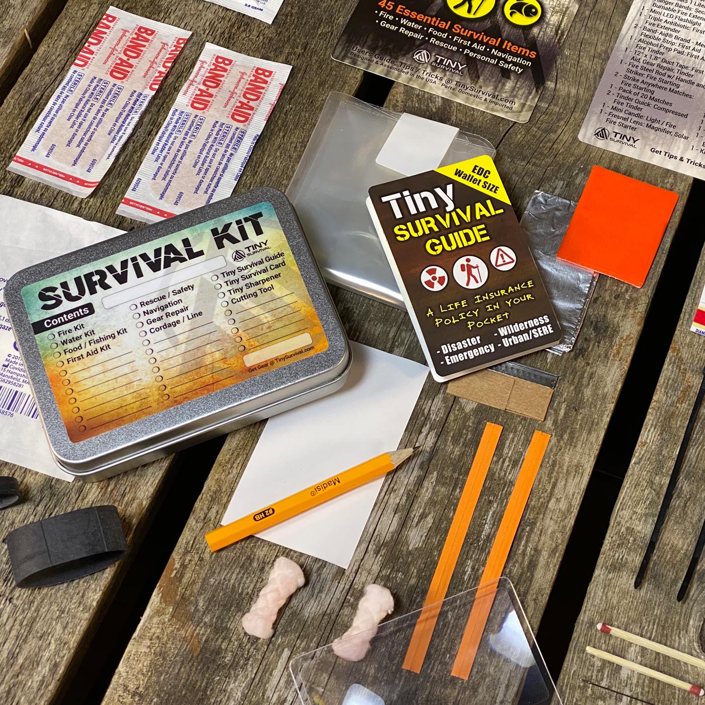 Tiny Survival - EDC Emergency, Disaster, Adventure, Survival Gear ...